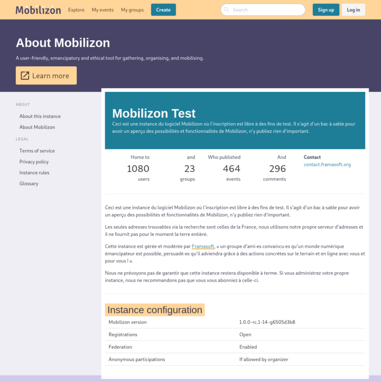 [Photo Novel] Guided tour of Mobilizon – Framablog