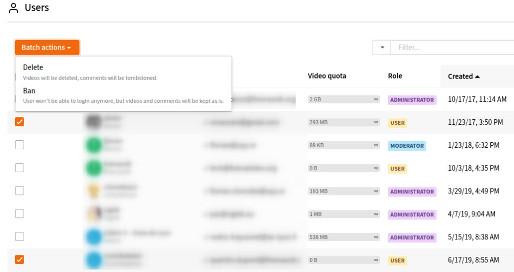 PeerTube v4, more power to help you present your videos – Framablog