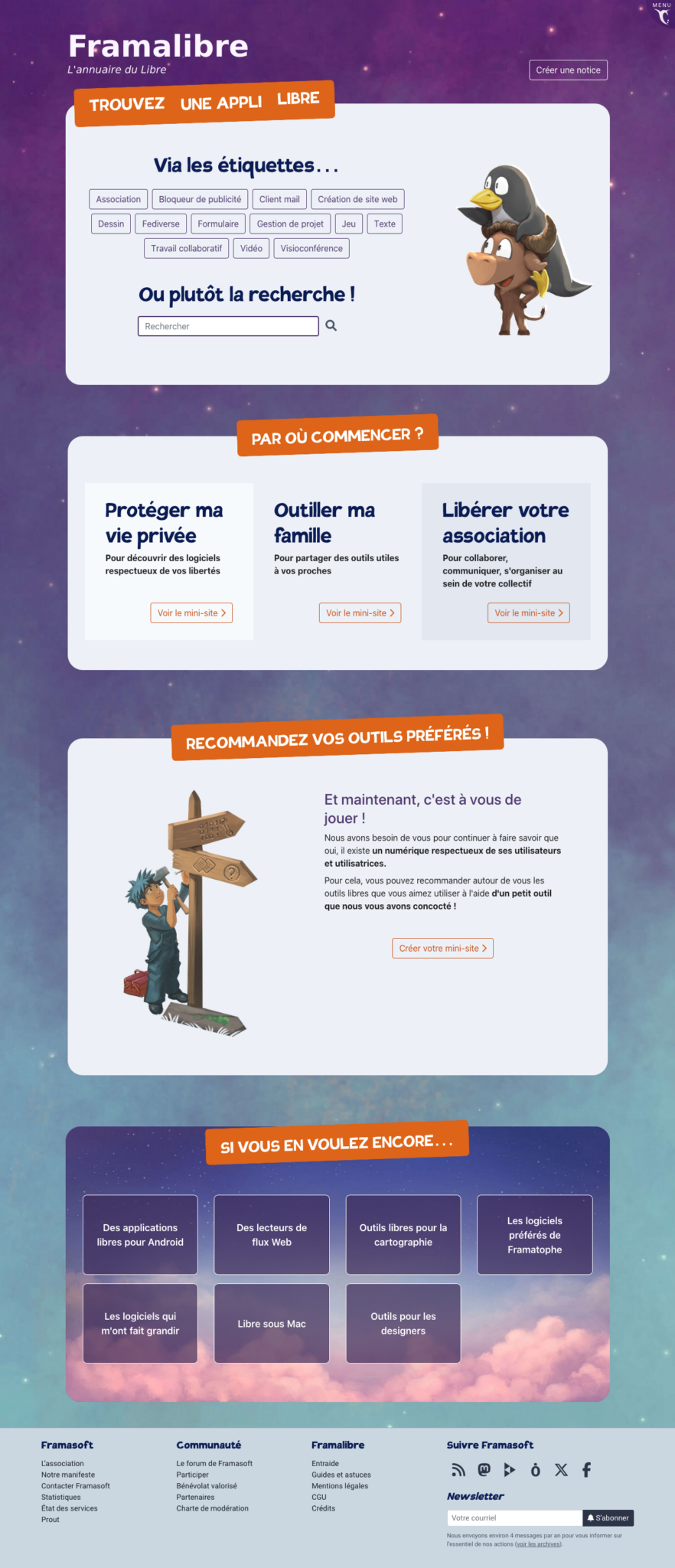 Framalibre : Une refonte pour revenir à l’essentiel – Framablog